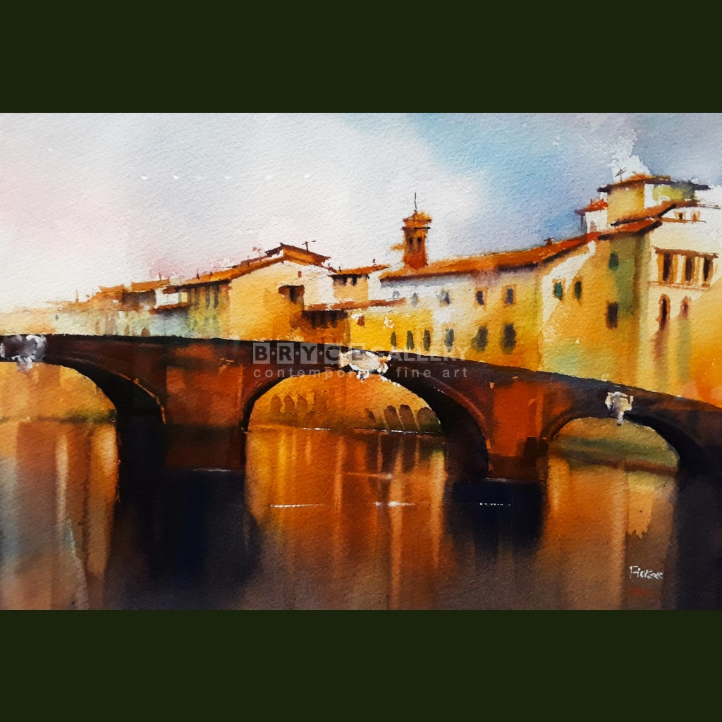 Ponte Santa Trinita Bridge, Florence – Min Kim Fine Art